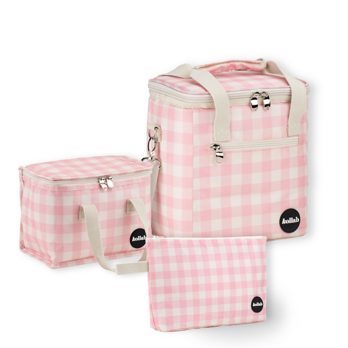 Lunch Staples Candy Pink Check – Kollab