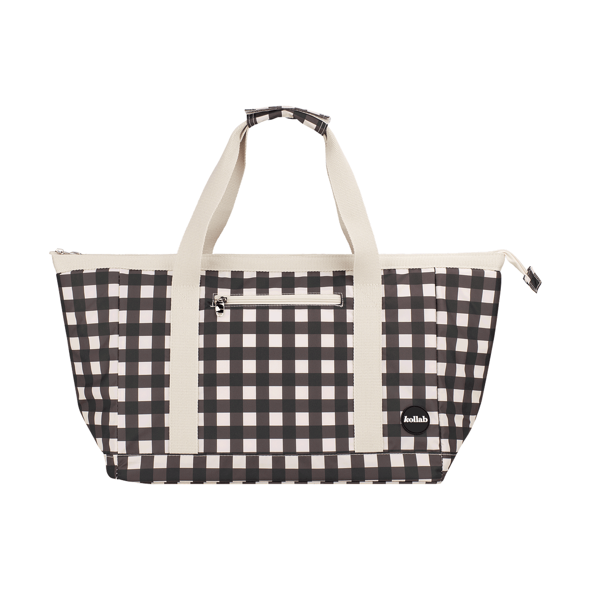 Tote Bag Black Check – Kollab